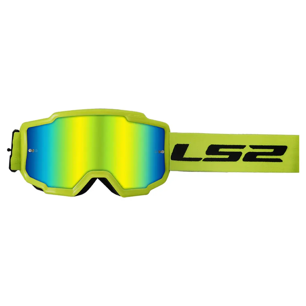 Moto Cross naočare LS2 CHARGER žute sa iridijum vizirom