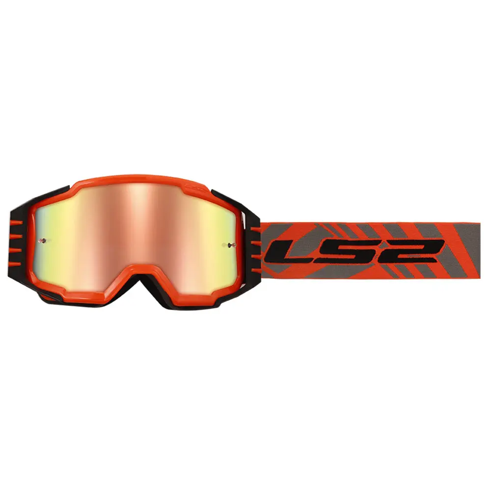 Moto Cross naočare LS2 CHARGER PRO narandžaste sa iridijum vizirom