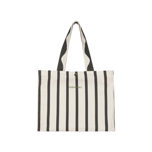 Nobodinoz Portofino Tote Torba Stripes, Black