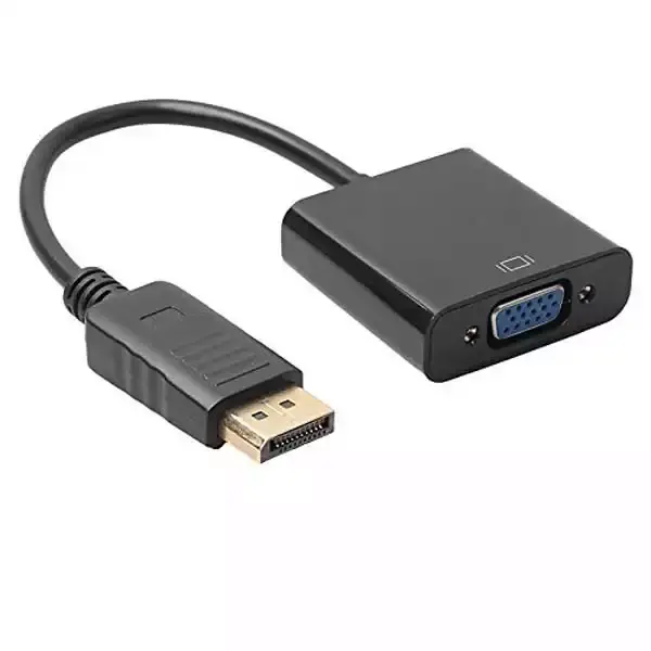 VELTEH Adapter - Konverter Displayport - VGA M/F DP-V011 crni