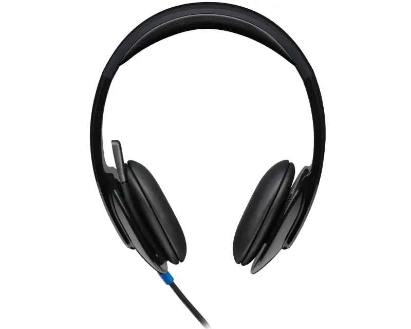 Logitech H540 981-000480 Žične slušalice, USB, Crne