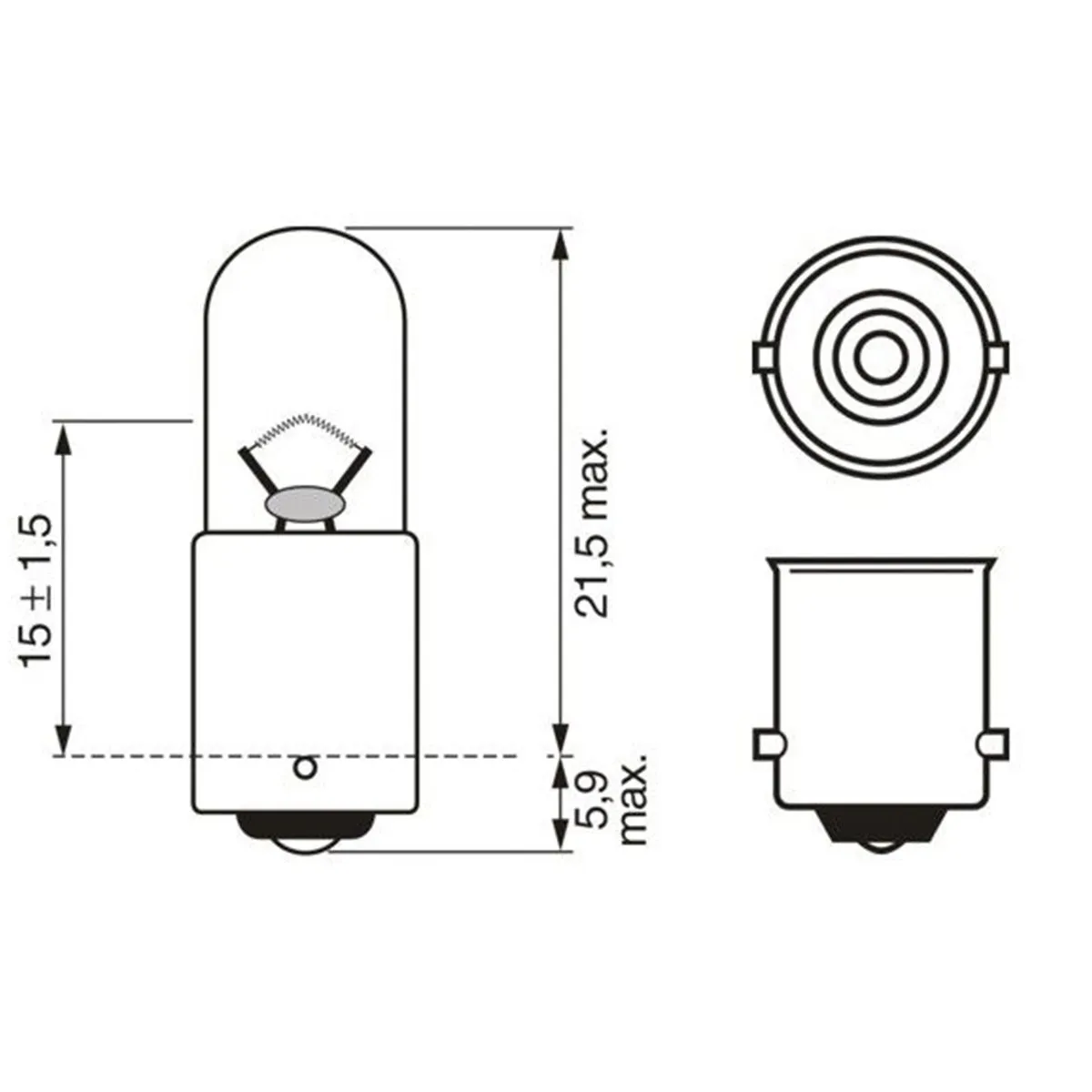 SIJ 12V T4W 1987302207 ( ) PURE LIGHT BOSCH