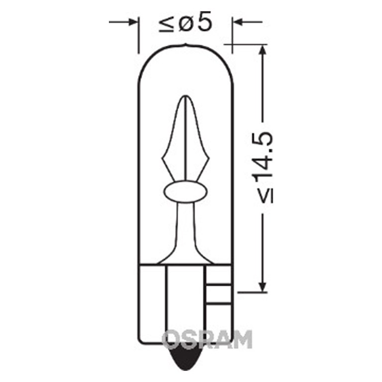 SIJAL 12/ W2W 2722 2W W2X4,6D OSRAM