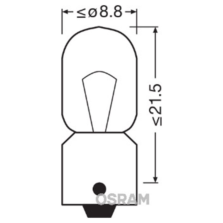 SIJAL 12/ 3860 5W BA9S UNV1 OSRAM