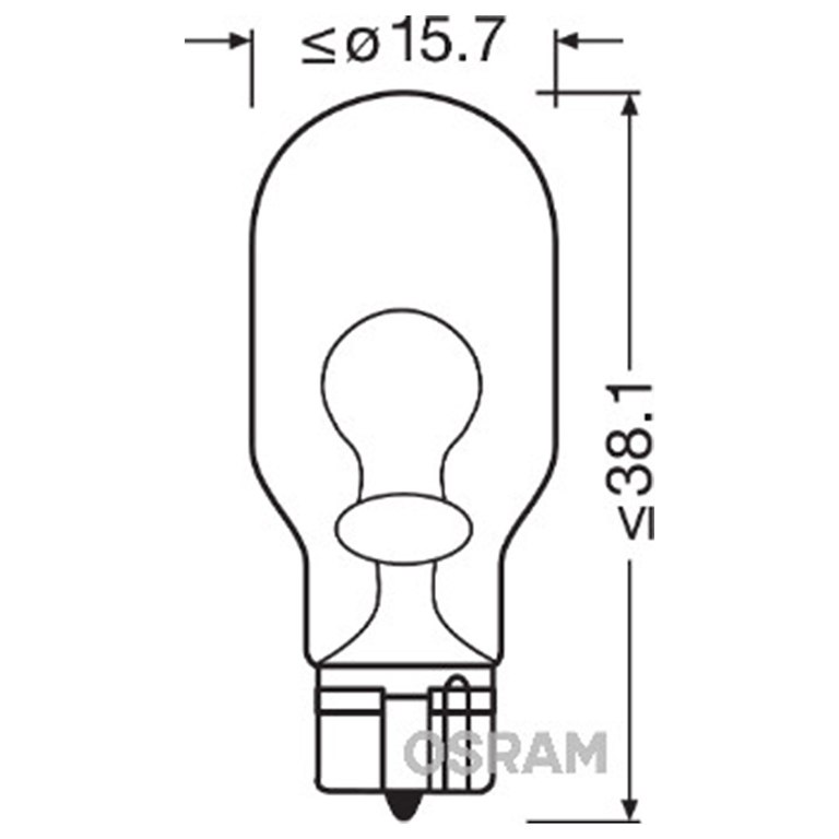 SIJAL 12/ W16W 921 16W W2,1x9,5D OSRAM