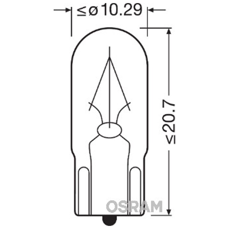 SIJAL 24V/ W2W 2840 2W W2,1x9,5D OSRAM