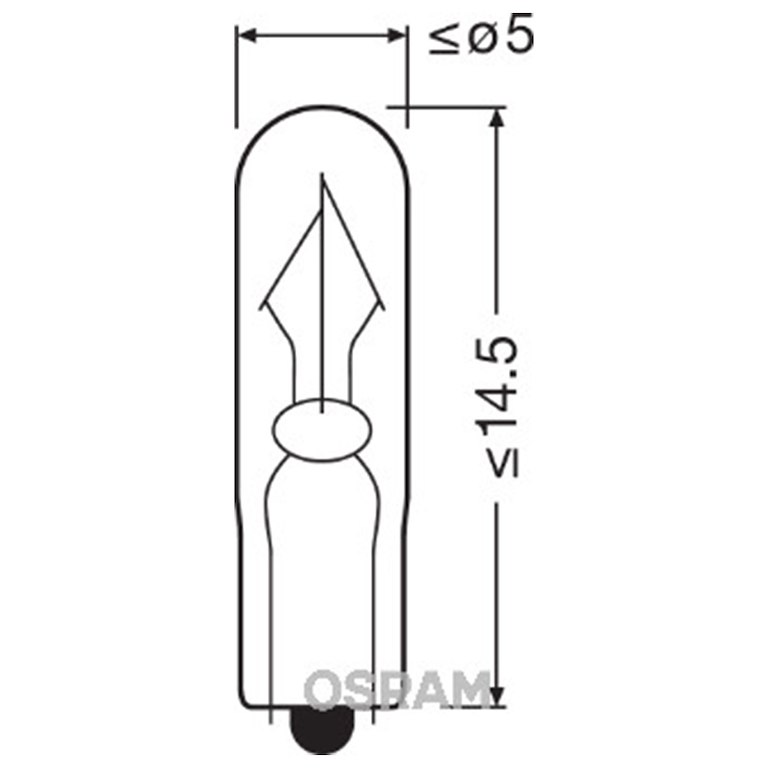 SIJAL 24/ W1W 2341 1W W2X4.6D UNV1 OSRAM