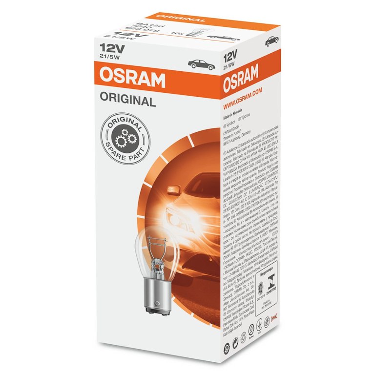 SIJAL 12/ P21/5W 7240 21/5W BA15D UNV1 OSRAM