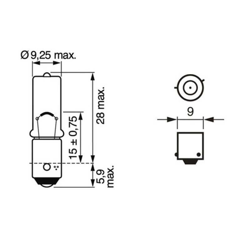 SIJ 12V H6W 1987302809 ( ) ECO BOSCH