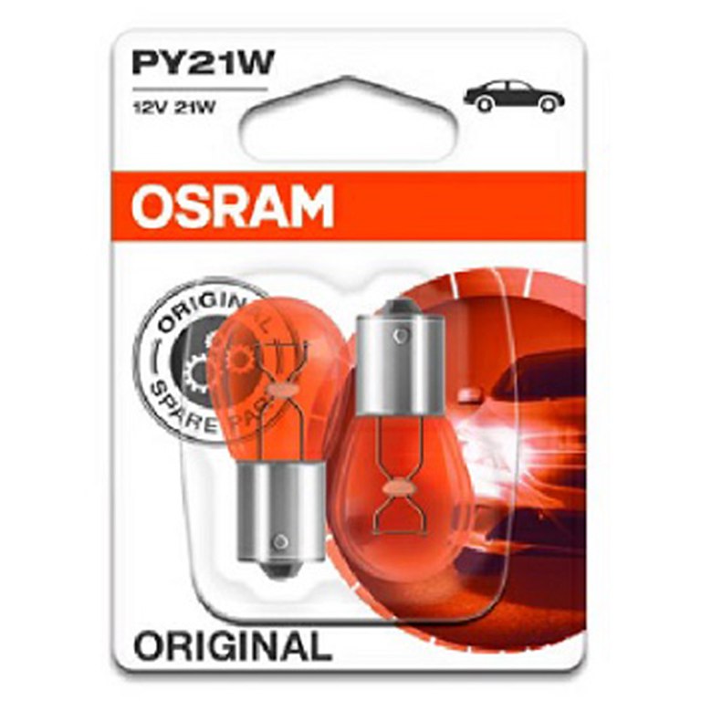 SIJAL PAR 12/ PY21W 7507-02B 21W BAU15S ZUTA OSRAM