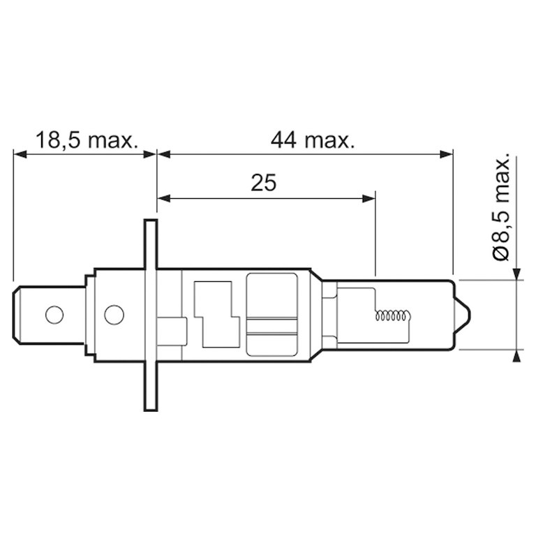 SIJ 12/55W H1 A.V. 32507 (64150ALS 32506 ) VALEO