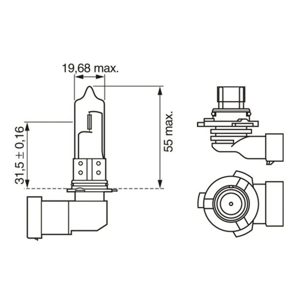 SIJ 12V HB3 1987302807 ( ) ECO BOSCH