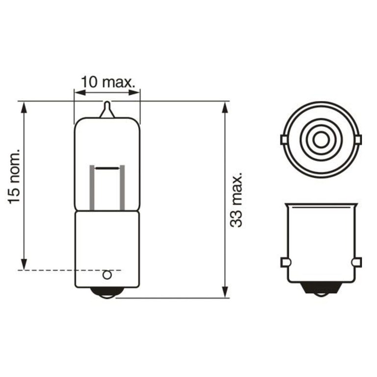 SIJ 12V 10W 1987302233 ( ) PURE LIGHT BOSCH