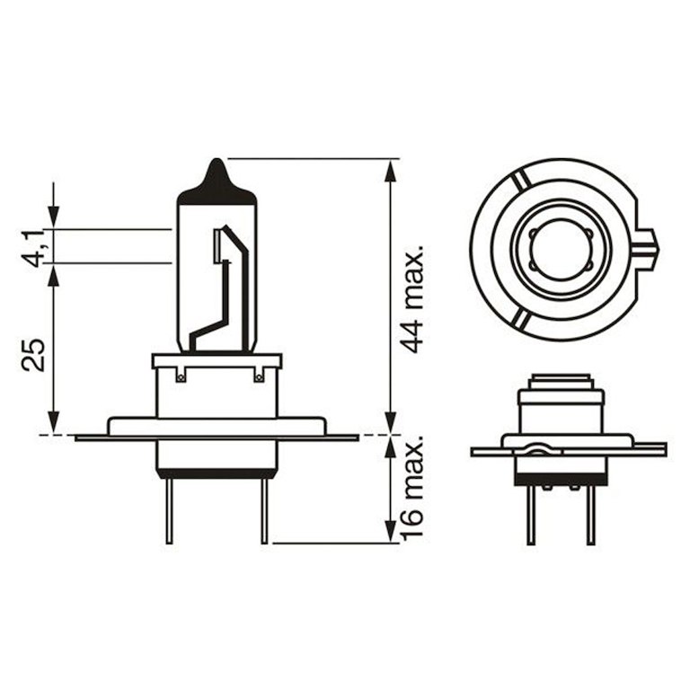 SIJ 12V H7 1987301012 ( ) BLISTER BOSCH