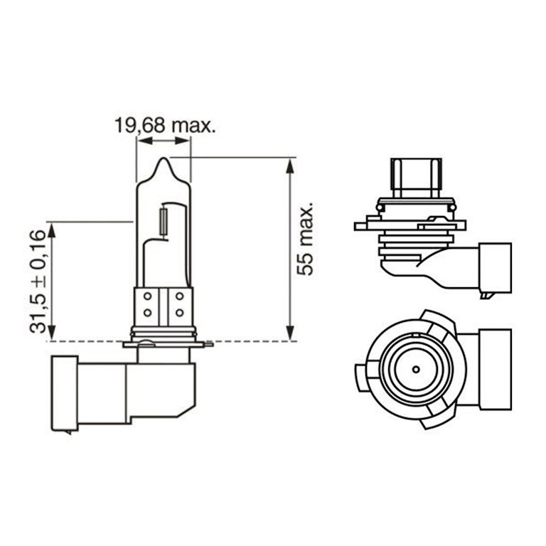 SIJ 12V 55W HB4 1987302808 ( ) ECO BOSCH