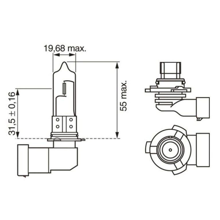 SIJ 12V HB3 1987302152 ( ) PURE LIGHT BOSCH