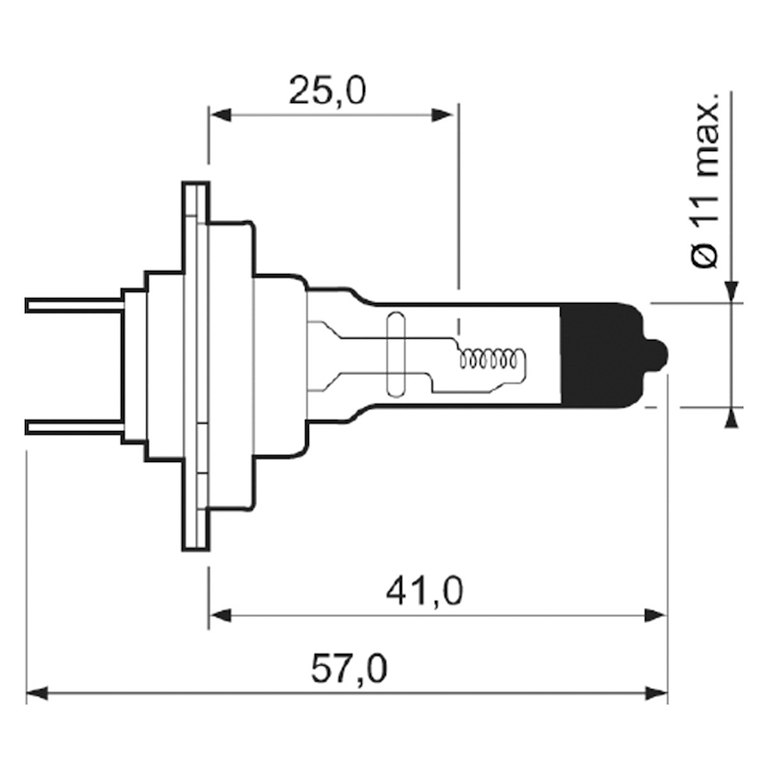 SIJ 12/55W H7 B.E. 32521 (64210CB 32520 ) VALEO