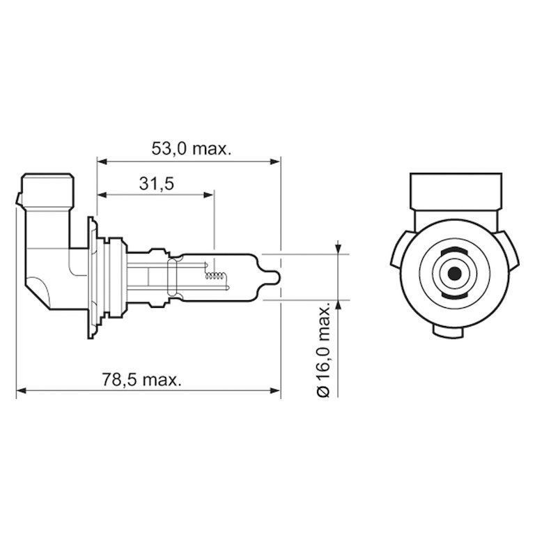 SIJ 12/60W HB3 32013 (48005 58276 32012 ) VALEO