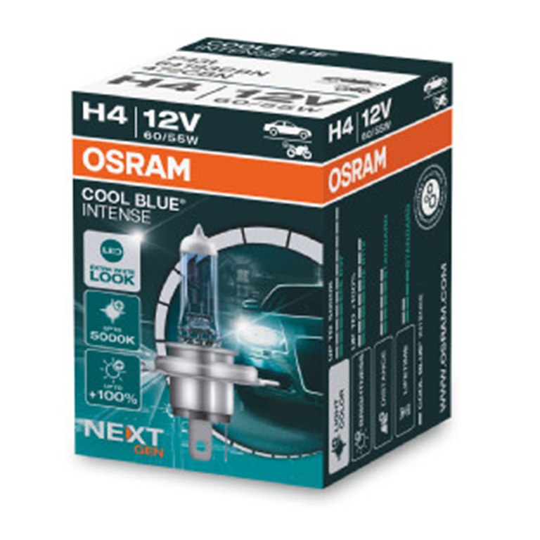 SIJAL 12/ H4 60/55W 64193CBN 60/55W P43T 5000K OSRAM