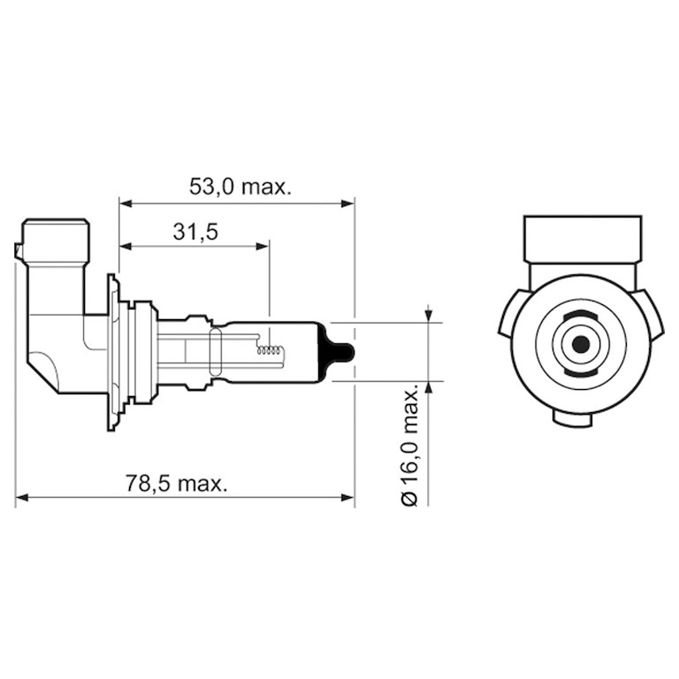 SIJ 12/51W HB4 32015 (48006 58281 32014 ) VALEO