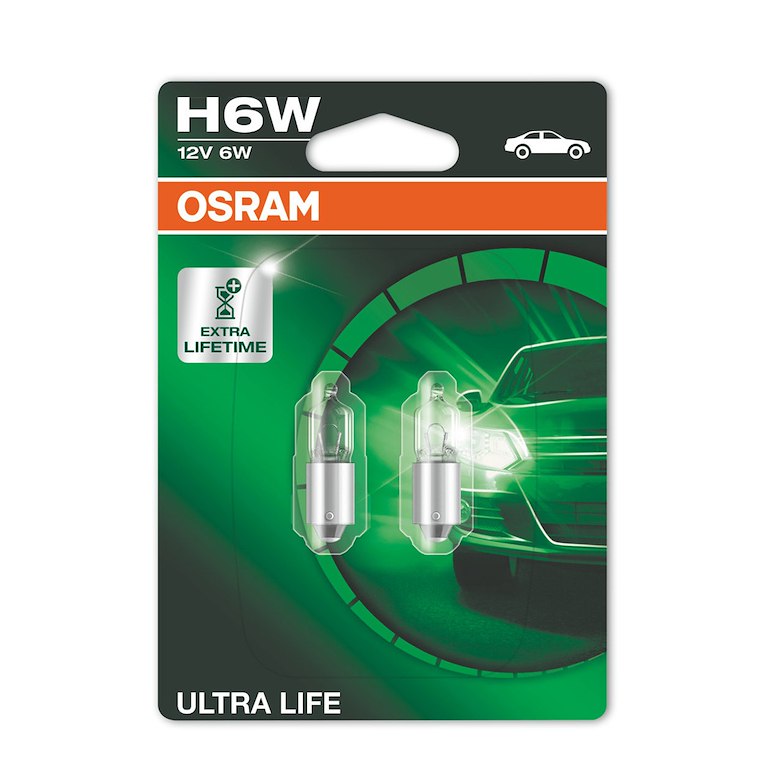 SIJAL 12/ H6W 64132ULT 6W BAX9S UNV1 OSRAM