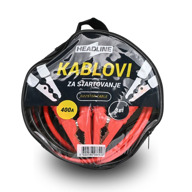 KABLOVI ZA STARTOVANJE 400 A 3 M 1010021 ( 70118 ) HEAD LINE