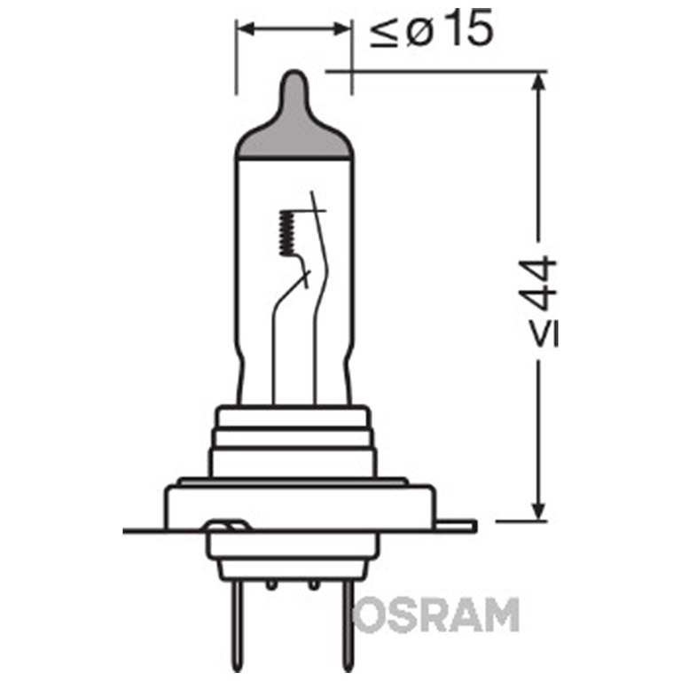 SIJAL 12/ H7 64210ALL 55W PX26D 10X10X1 OSRAM