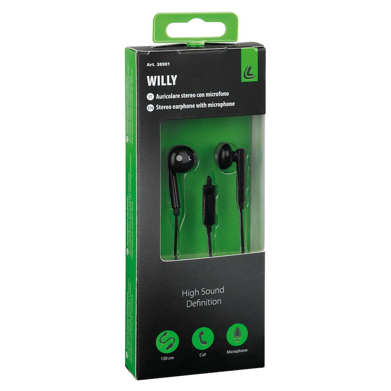 SLUSALICE STEREO 38901 SA MIKROFONOM "WILLY" UNIVERSALNE