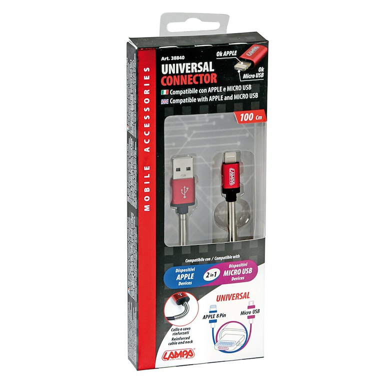 UNIVERZALNI KABL USB 38840 LAMPA MICRO USB