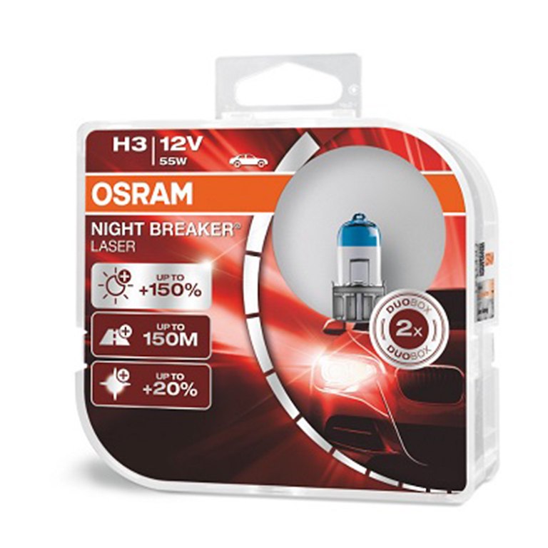 SIJAL 12/H3 64151NL-HCB 55W PK22S HCB2BOX OSRAM