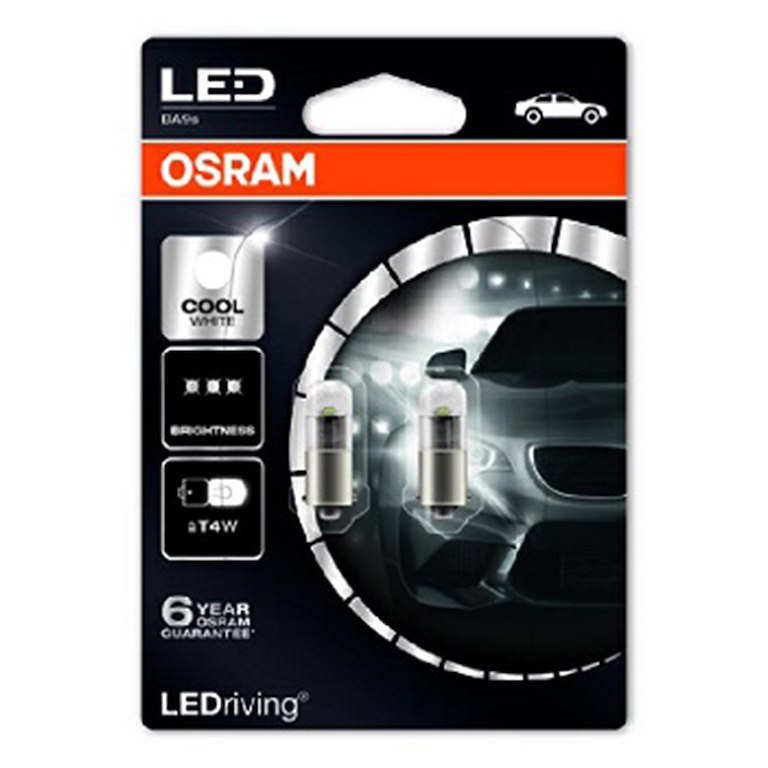 SIJAL PAR LED 12/ T4W 3850CW-02B 1W BA9S 6000K OSRAM