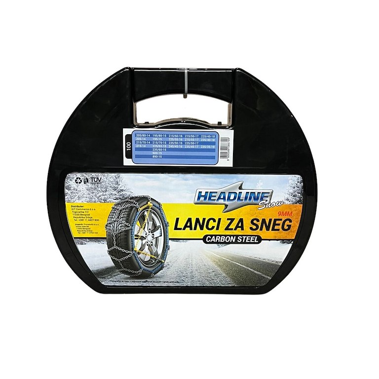 LANCI ZA SNEG GT 100 9MM 118099 ( 118099 222062 222254 16030 ) HEADLINE