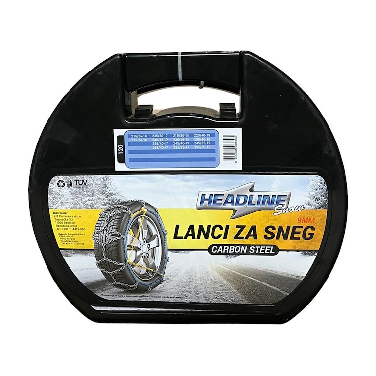 LANCI ZA SNEG GT 120 9MM ( 118101 222084 16039 118101 ) HEADLINE