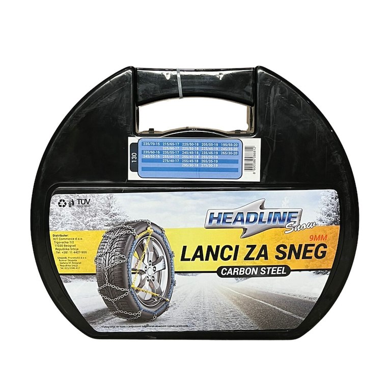 LANCI ZA SNEG GT 130 9MM ( 118102 222116 16040 118102 ) HEADLINE