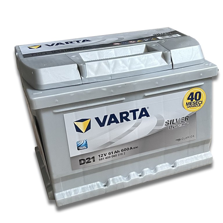 AKUM VARTA SILVER DYN 12V61AH D+ D21 ( EA612 )