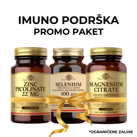 SOLGAR Promo - Cink Pikolinat + Magnezijum Citrat + Selen