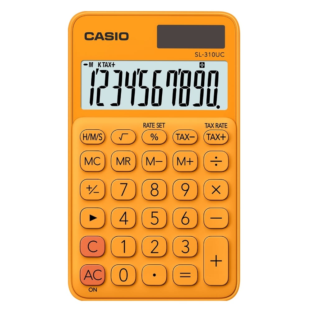 CASIO SL 310 Džepni kalkulator Oranž