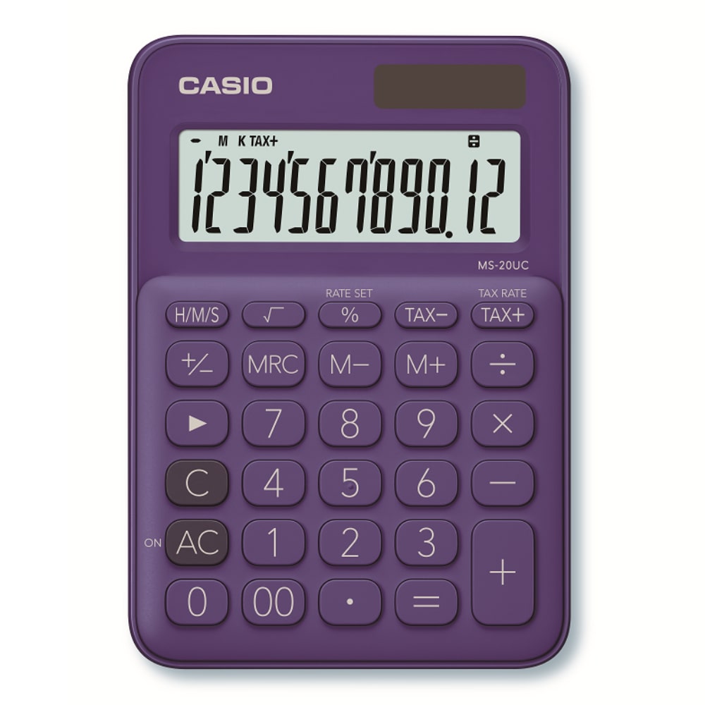 CASIO MS 20 UC Kalkulator Ljubičasta