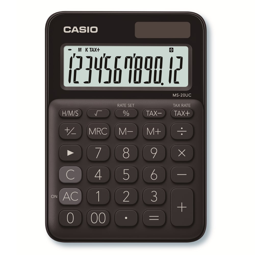 CASIO MS 20 UC Kalkulator Crna