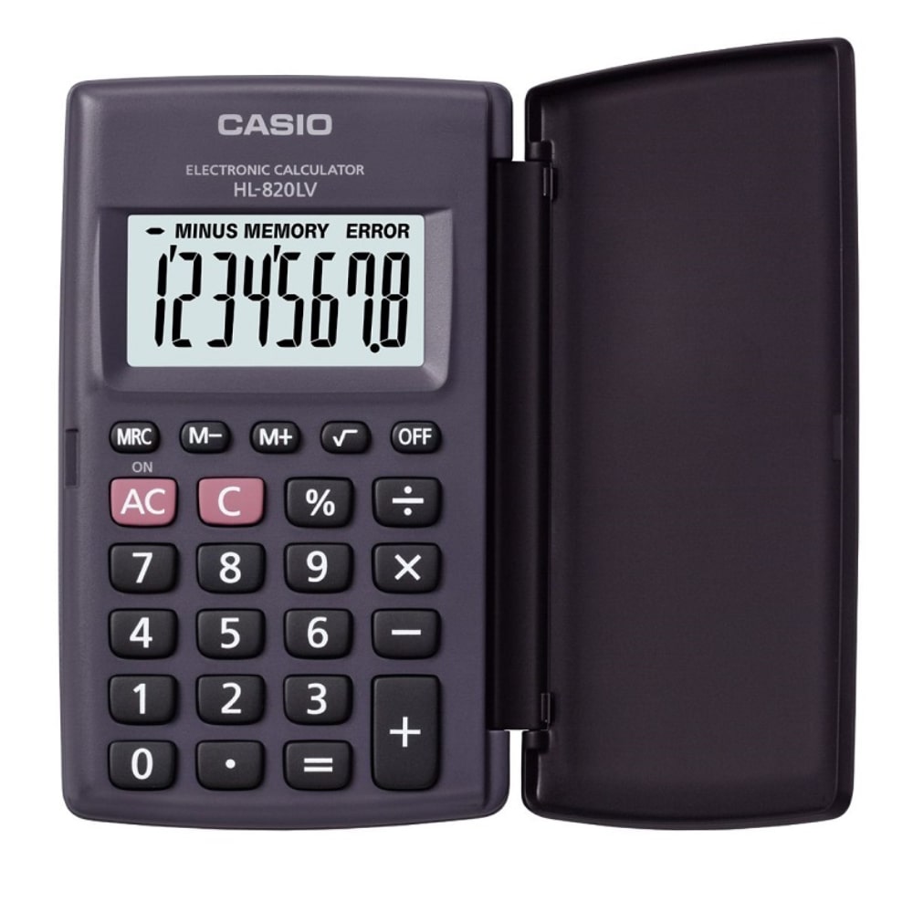CASIO HL820 LV - Prosta logika Džepni kalkulator