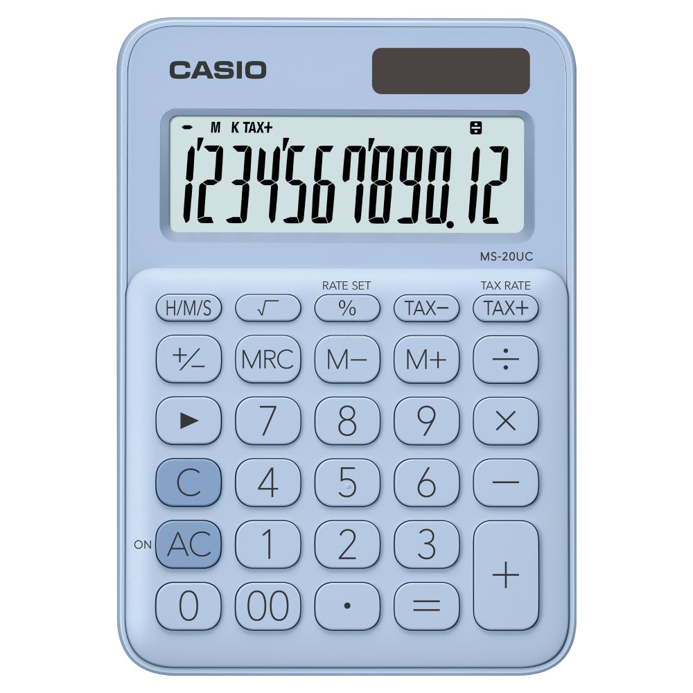 CASIO MS 20 UC Kalkulator Svetlo plava