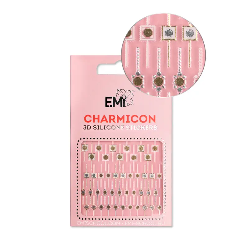 E.MI Silikonske nalepnice za nokte Charmicon 3D 106 Chains