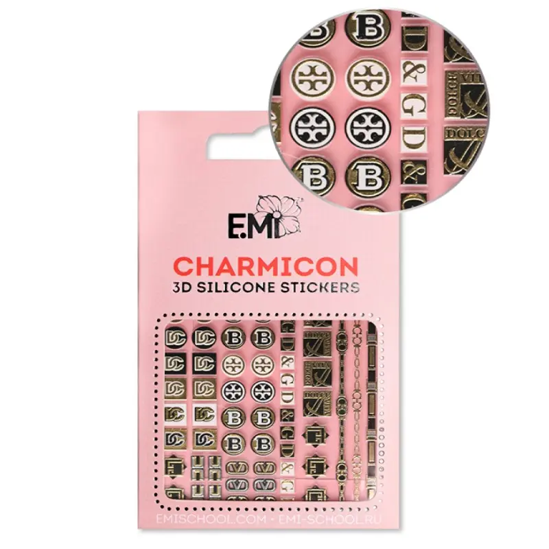 E.MI Silikonske nalepnice za nokte Charmicon 3D 164 Dolce Vita