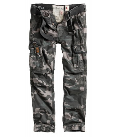 SURPLUS PREMIUM SLIM PANTALONE BLKCAMO