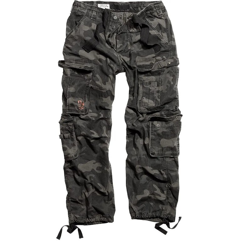 SURPLUS AIRBORNE PANTALONE BLK CAMO