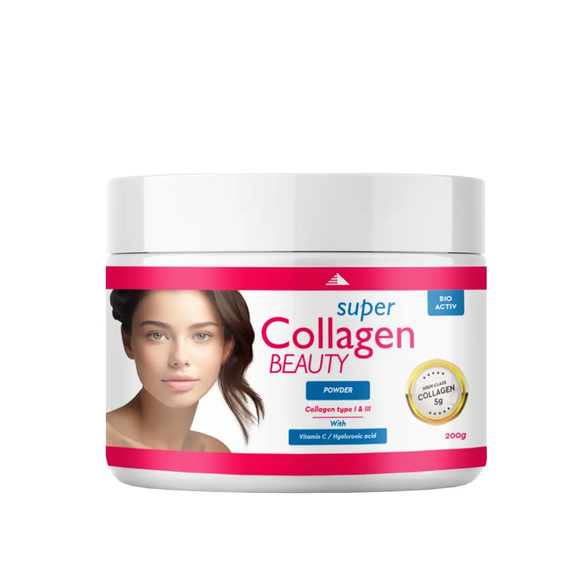Aleksandar MN Super Collagen Beauty u prahu, Tip I & III sa vitaminom C, 200g
