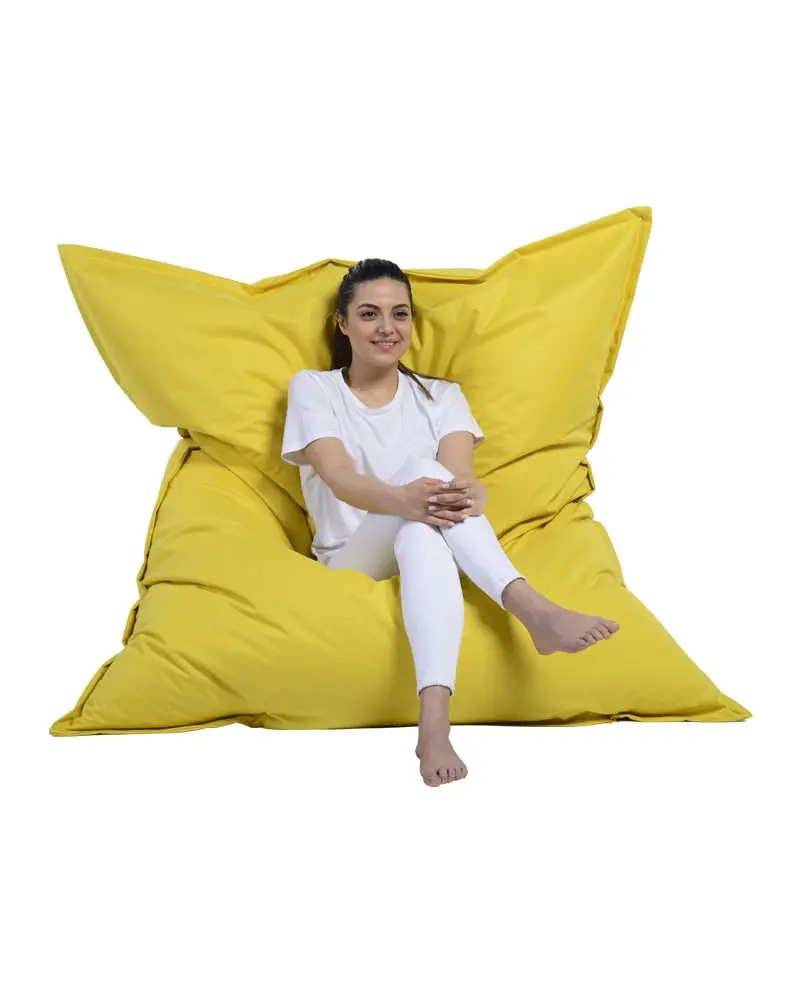Atelier del Sofa Lazy bag Giant Cushion 140x180cm, Žuti