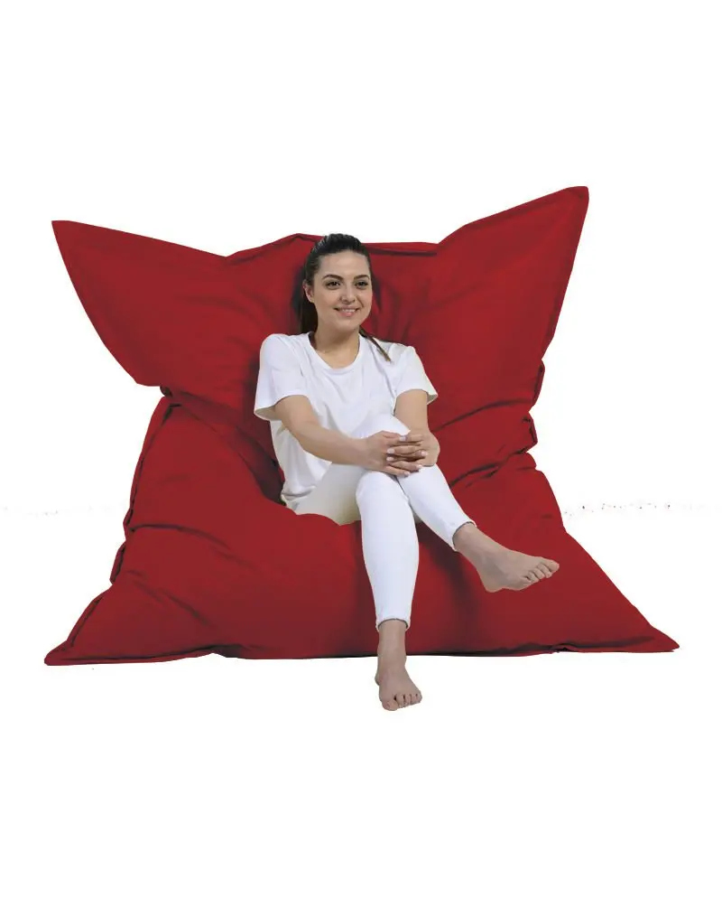 Atelier del Sofa Lazy bag Giant Cushion 140x180cm, Crveni