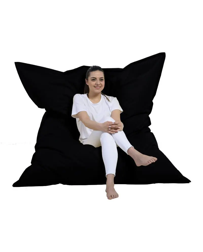 Atelier del Sofa Lazy bag Giant Cushion 140x180cm, Crni