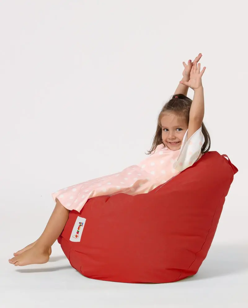 Atelier del Sofa Dečiji Lazy bag Premium, Crveni